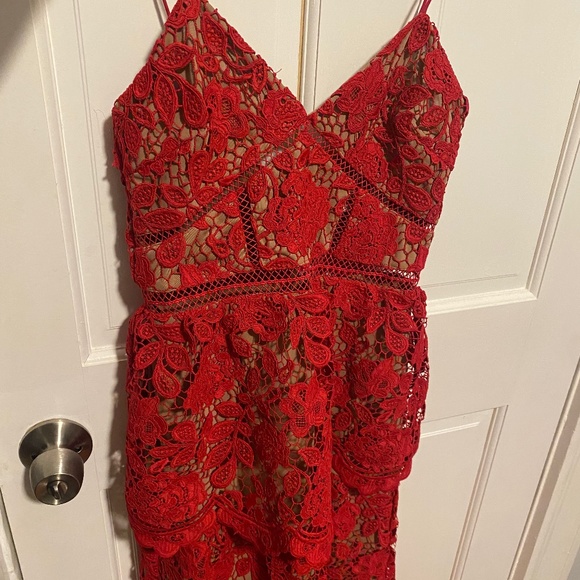 Self-Portrait | Dresses | Self Portrait Red Dress | Poshmark
